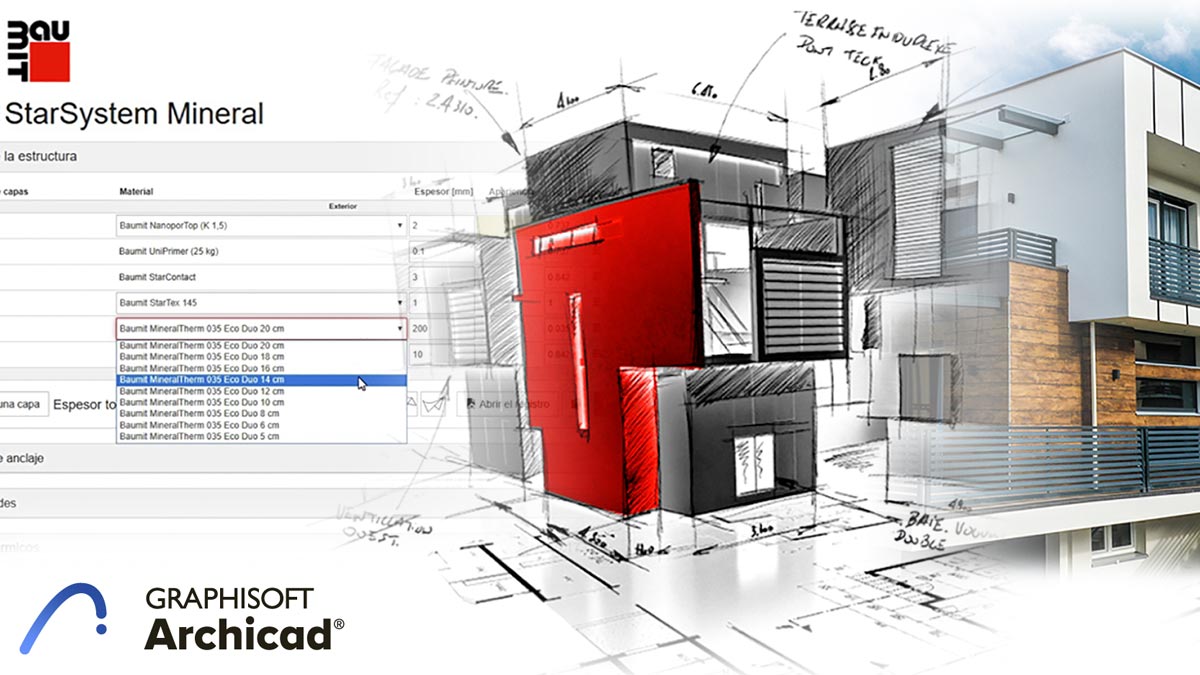Baumit Tool para el trabajo en BIM con Archicad – Graphisoft España
